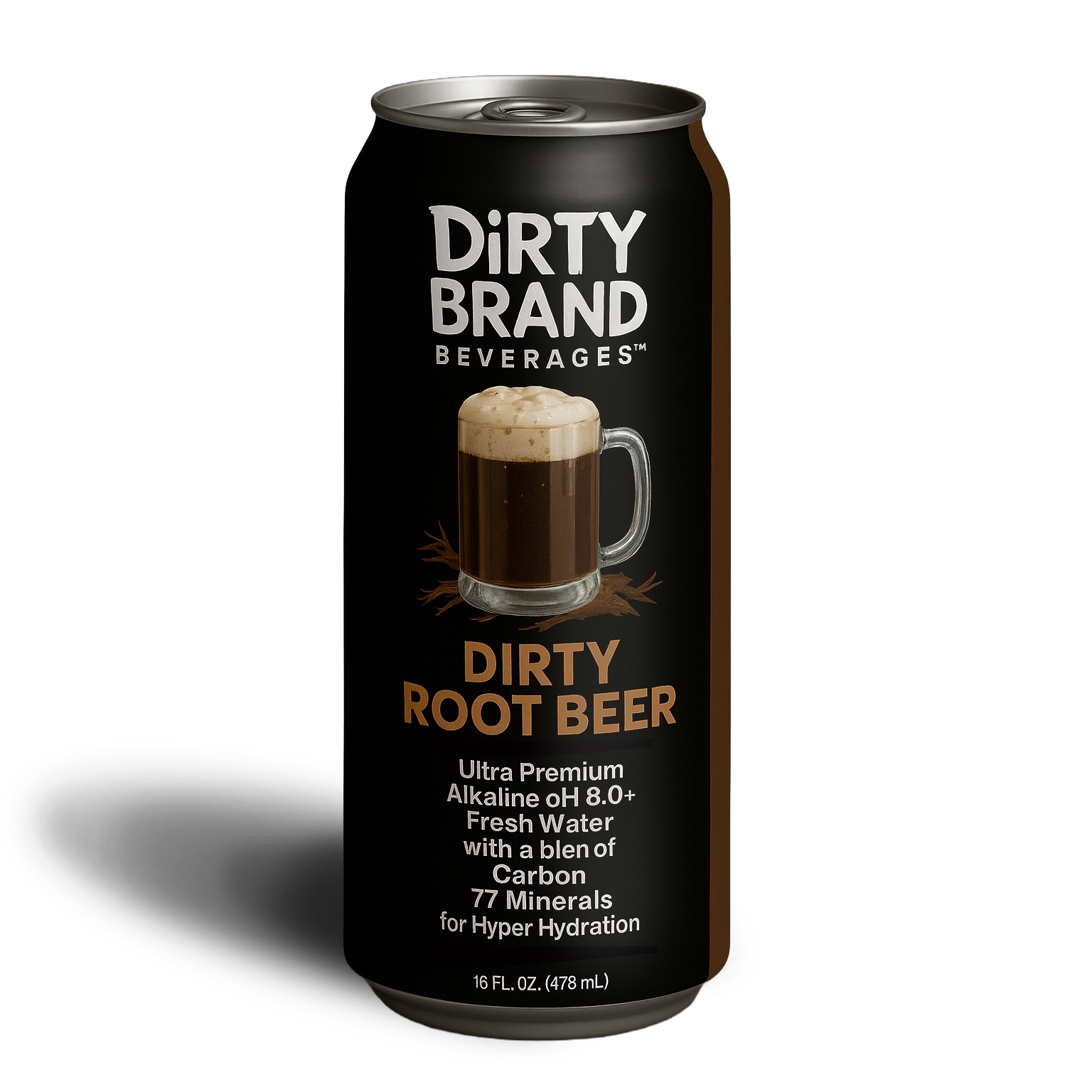 Dirty Brand – Dirty Root Beer™ (16 oz Can) – Dirty Brand Supply Co.